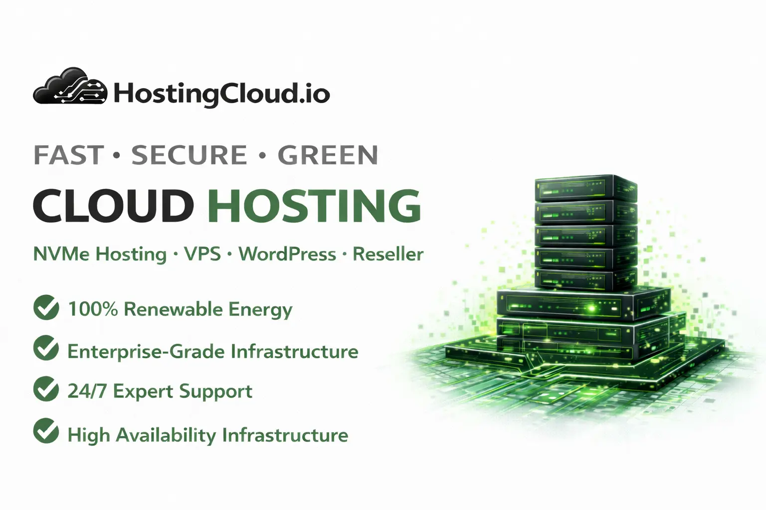 Managed NVMe Web Hosting, VPS & WordPress Hosting | HostingCloud.io